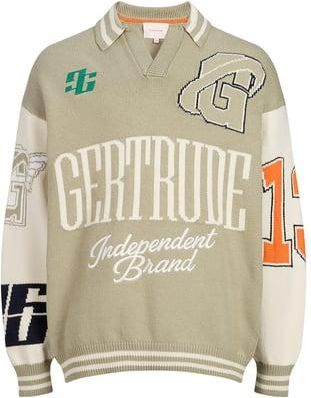 Gertrude Pull Brooklyn ample col v en coton
