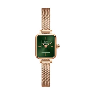 Daniel Wellington Quadro Mini Melrose Emerald - - Accessories - Damen - Gelb - ONE SIZE