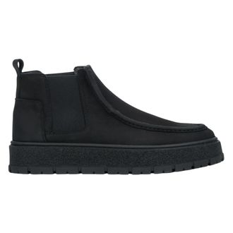 Estro & Luminara Chelsea Boots aus Nubukleder - - Shoes - Herren - Schwarzk - 40 EU