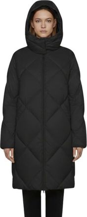 Geox Femme, Manteaux, Noir, Taille: 46 FR Tahina Long Down Coat