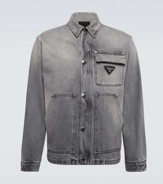 Prada Hemdjacke aus Denim