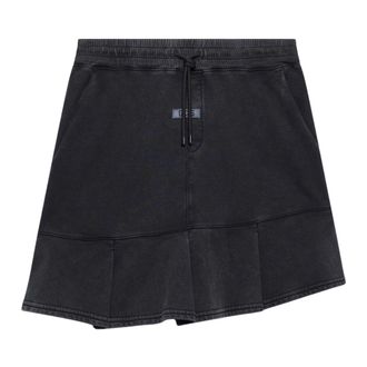 GCDS Stone-washed Track Skirt - - Skirts - Damen - Grau - L