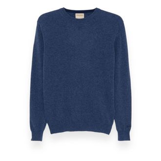 Woolrich Homme, Pulls, Bleu, Taille: 2XL Pull col rond en laine dagneau