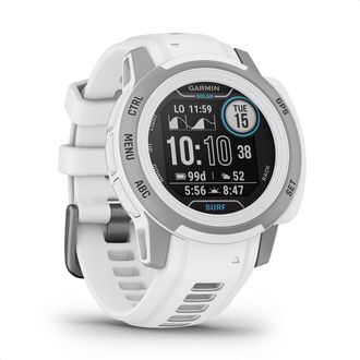 Garmin Instinct 2S Solar Surf - schlanke GPS-Smartwatch mit Wind- oder Kitesurf App, Gezeiteninfos, Surfline Anbindung, bis zu 51 Tage Akkulaufzeit, über 40 