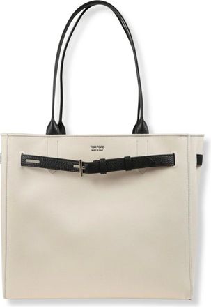 Tom Ford Femme, Sacs, Beige, Taille: ONE Size Audrey Medium Tote