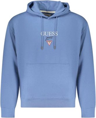 Guess Homme, Sweatshirts et sweats &agrave; capuche, Bleu, Taille: 2XL SweaT-shirts &agrave; capuche