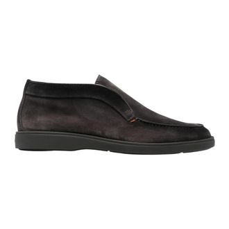Santoni Dragon Wildlederstiefel - - Shoes - Herren - Grau - 42 1/2 EU