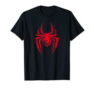 MARVEL Spider-Man: Miles Morales Game Spider Icon Glitch T-Shirt