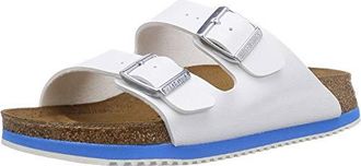 Birkenstock Professional Arizona Sl, Sandales Bout ouvert homme, Blanc, 43 EU