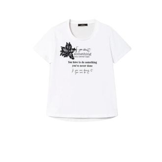 Twinset Femme, Tops, Blanc, Taille: 34 FR T-shirt Cotone