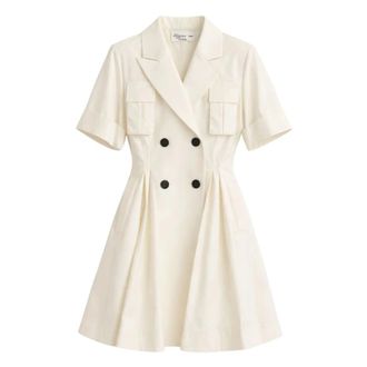 sacai Sacai Kleider White - - Dresses - Damen - Wei&szlig; - S