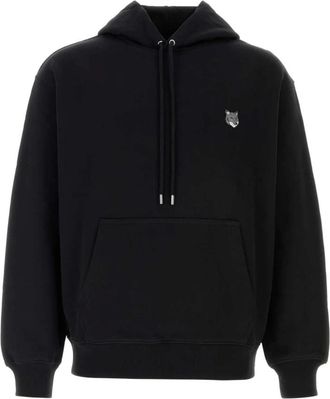 Maison Kitsun&eacute; Cotton SweaT-shirt - Homme - Sweatshirts et sweats &agrave; capuche - Noir - Taille: M