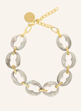 Vanessa Baroni Vanessa Baroni Halskette Turtle Necklace Snow Green Marble By Glambou gold