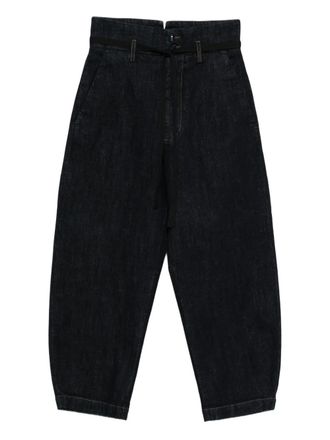 Barena Ballonjeans mit Gürtel - Blau