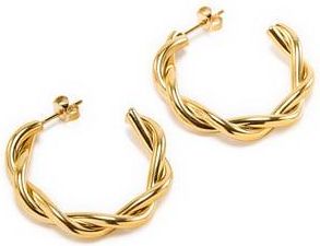 Au Printemps Paris Boucles doreille torsadées