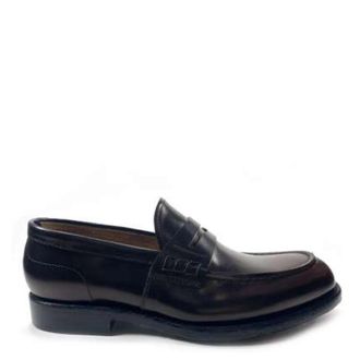 Green George Handgemachter College-Mokassin in Dunkelbraun - - Shoes - Herren - Schwarzk - 44 EU