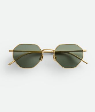 Bottega Veneta Lunettes De Soleil G&eacute;om&eacute;triques Intrecciato - Bottega Veneta