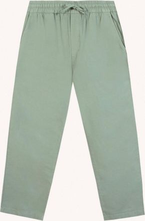 Faguo Pantalon en lin vert clair - DREUILLE