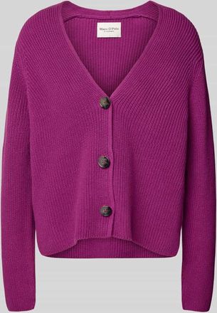 Marc O'Polo Relaxed Fit Strickjacke aus reiner Baumwolle