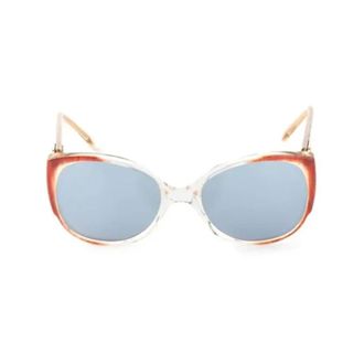 Saint Laurent Pre-owned Acetate lunettes-de-soleil - Femme - Pre-owned - Brun - Taille: ONE Size