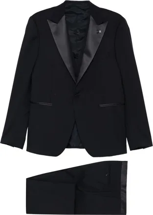Tagliatore Peak-lapel Suit (set Of Three)