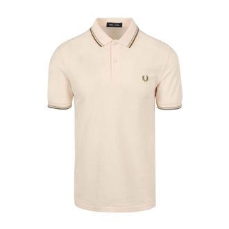 Fred Perry Klassisches Polo-Shirt mit Doppelstreifen - - Tops - Herren - Rosa - S