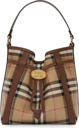Burberry Mini Check Bucket Bag