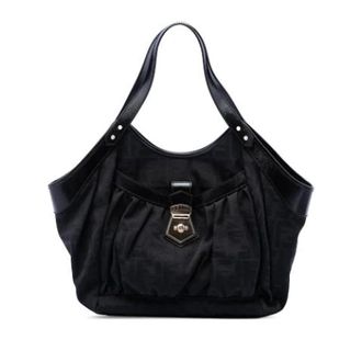 Fendi Pre-owned Canvas Tote - - Pre-owned - Damen - Schwarzk - ONE SIZE