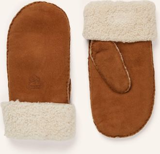 Hestra Handschuhe braun