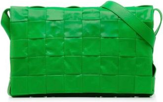Bottega Veneta Sac bandouli&egrave;re Cassette Pre-owned - Femme - Pre-owned - Vert - Taille: ONE Size