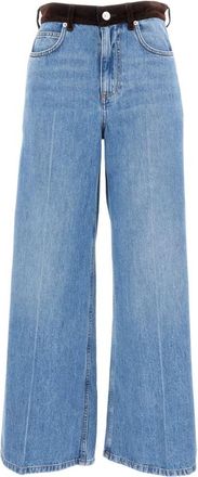 Marni Femme, Jeans, Bleu, Taille: 34 FR Wide Jeans
