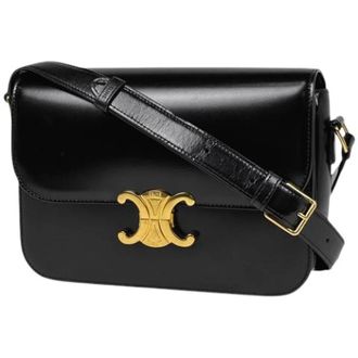 Celine Pre-owned Sac bandouli&egrave;re vintage - Femme - Pre-owned - Noir - Taille: ONE Size