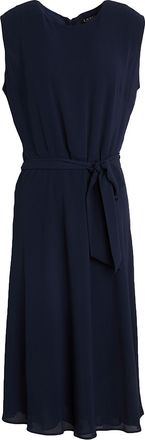 Ralph Lauren BELTED BUBBLE CREPE DRESS