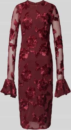 Rotate Midikleid mit Trompeten&auml;rmeln