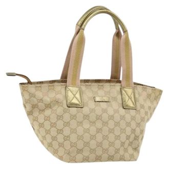 Gucci Pre-owned Vintage GG Canvas Hand Bag - - Pre-owned - Damen - Beige - ONE SIZE
