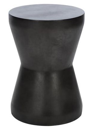 Safavieh Modern Keramik Outdoor-Akzenttisch, Schwarz