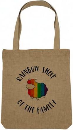 Fabulous Sac Shopping Tote Bag Aspect Lin - LGBTQ+ Gay Lesbien Trans - Sac de Courses Toile Epaisse 360g Beige Naturel Cabas Port&eacute; Epaule Solide Imprim&eacute; en Fra