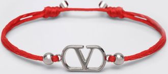 Valentino Garavani VLogo Signature Kordelarmband mit Kordelzugverschluss