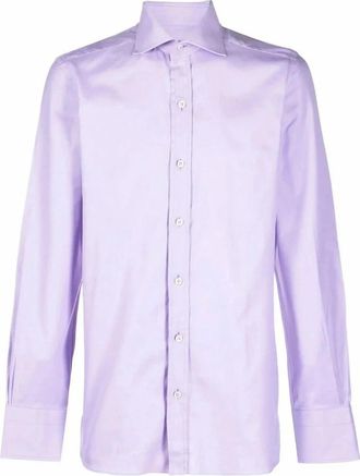 Tom Ford Homme, Chemises, Violet, Taille: 3XL Chemise boutonn&eacute;e