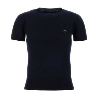 A.P.C. Gia Sweater - - Knitwear - Damen - Blau - S