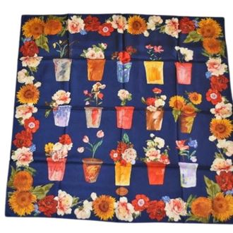 Gucci Foulard en soie vintage Pre-owned - Femme - Pre-owned - Multicolore - Taille: ONE Size