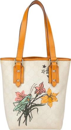 Gucci Crossbody Bags - Gucci GG Floral Monogram Handbag - Gr. unisize - in Weiß - für Damen