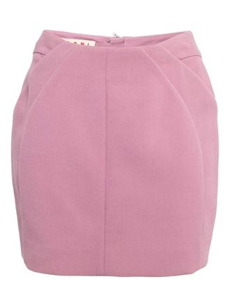 Marni t-shirt en coton à détails plissés - Rose
