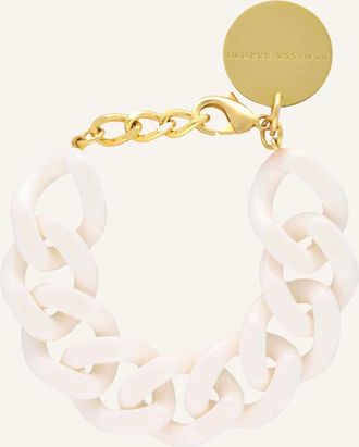 Vanessa Baroni Vanessa Baroni Armband Flat Chain Bracelet Off-White By Glambou gold