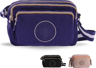 Coronel Tapiocca Damen Umh&auml;ngetasche Schultertasche Schulterriemen Rei&szlig;verschluss Handtasche Crossbody Bag Damen Umh&auml;ngetasche Mode Crossbody Schultertasche Schultergu