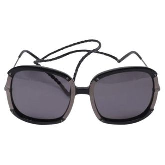 Bottega Veneta Pre-owned Square Sonnenbrillen - - Pre-owned - Damen - Schwarzk - ONE SIZE