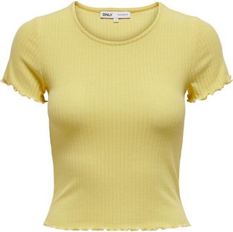Only Damen ONLEMMA S/S Short TOP NOOS JRS T-Shirt, Dusky Citron,XL