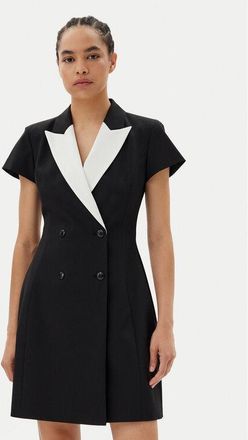 HUGO BOSS Coctailkleid Kazuna 50544765 Schwarz Regular Fit