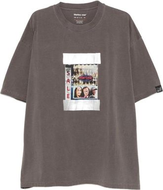 Martine Rose Grafik-T-Shirt - - Tops - Herren - Braun - XL