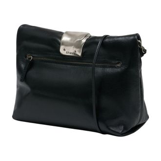 Staud Womens Clutch Black Calfskin